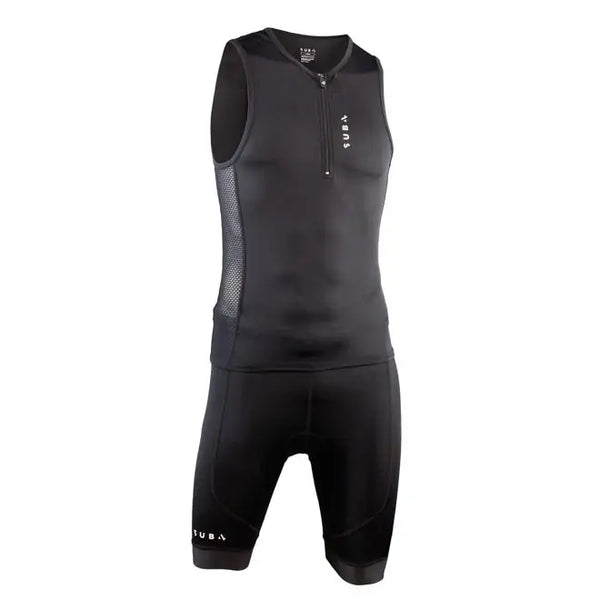 Sub4 Men's Endurance Tri Singlet- Action Black - Cycling and Sports ...